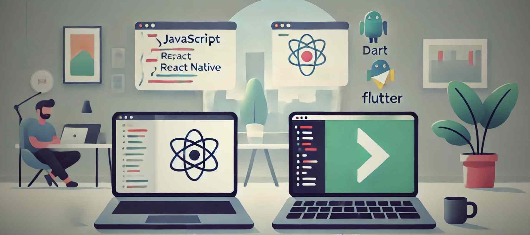 Flutter vs React Native: Startup App Advice Flutter vs React Native: Startup App Advice